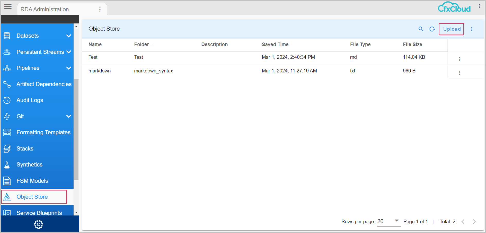 Dashboards - RDA Fabric Documentation
