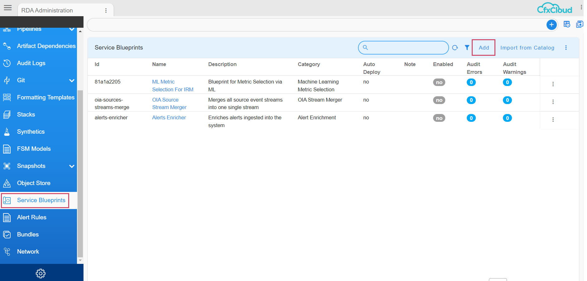 Data Control - RDA Fabric Documentation