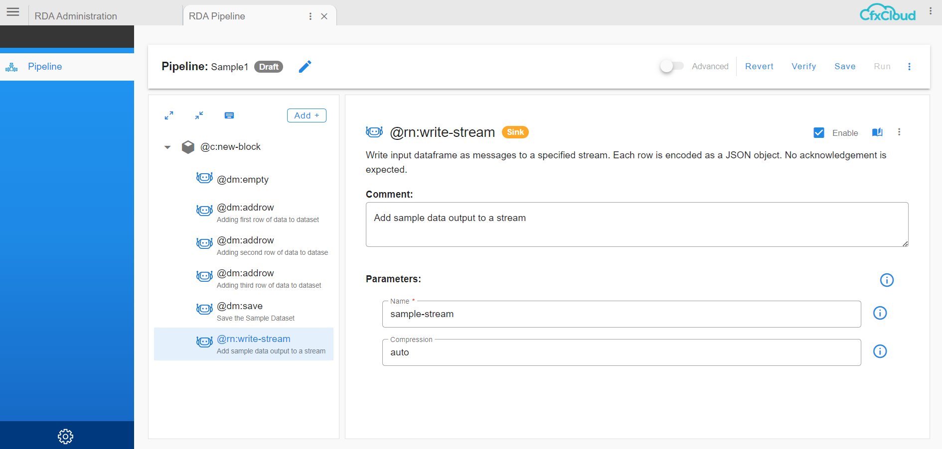 Pipeline Builder - RDA Fabric Documentation