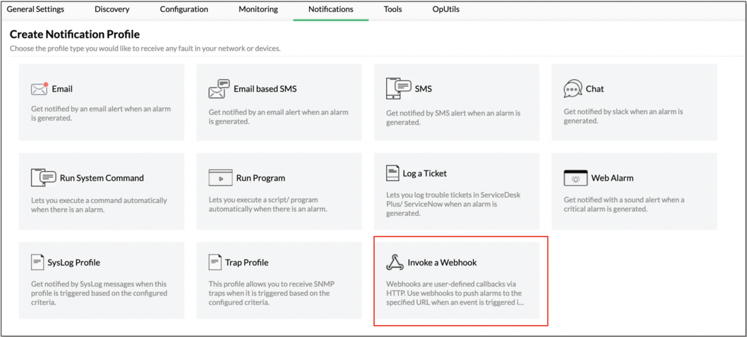 ManageEngine OpManager - RDA Fabric Documentation