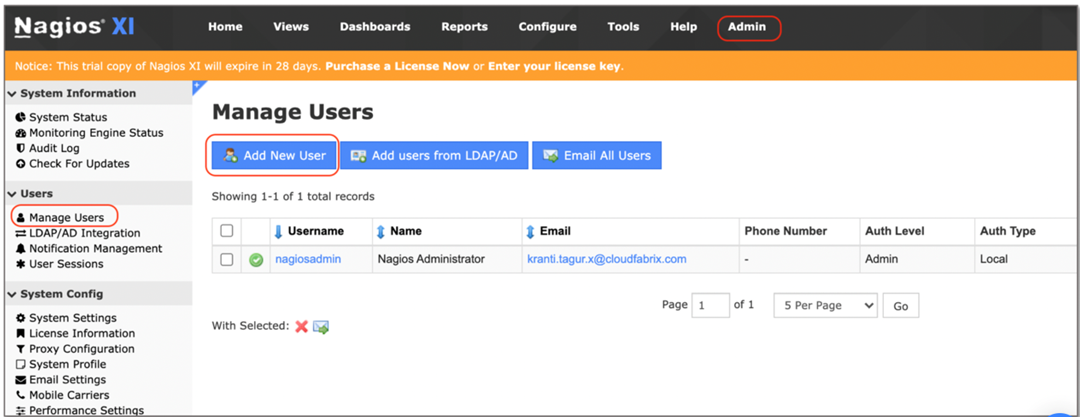 Nagios Xi Rda Fabric Documentation