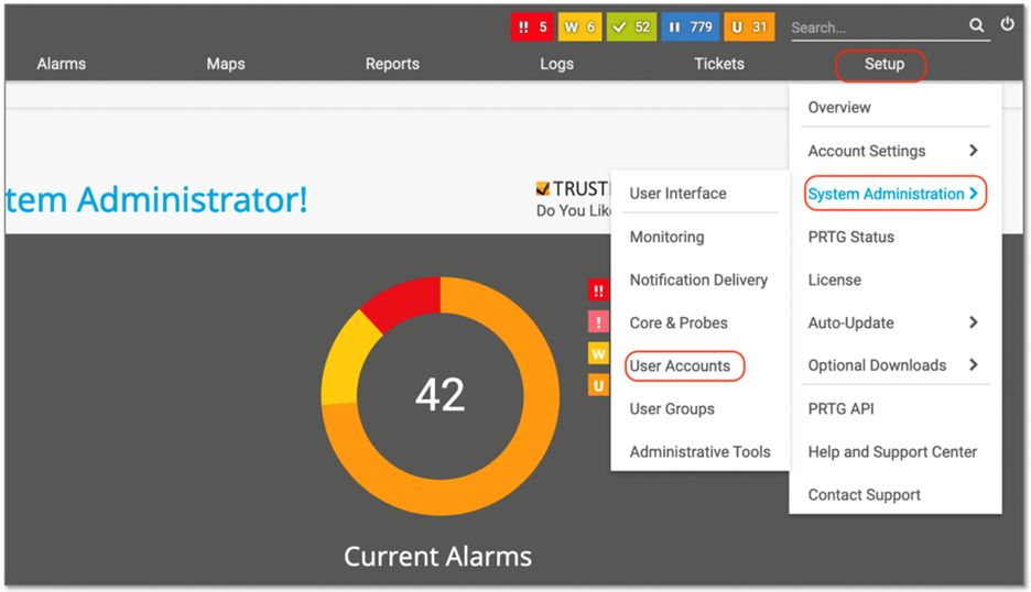 PRTG Network Monitor - RDA Fabric Documentation