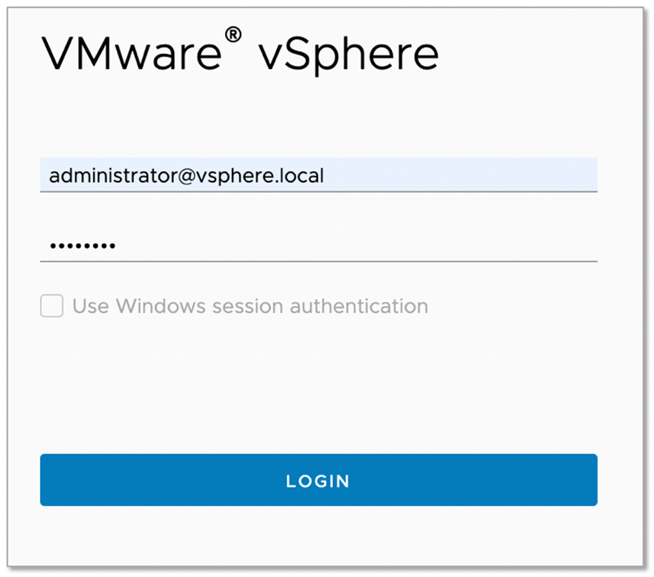 VMware vCenter - RDA Fabric Documentation