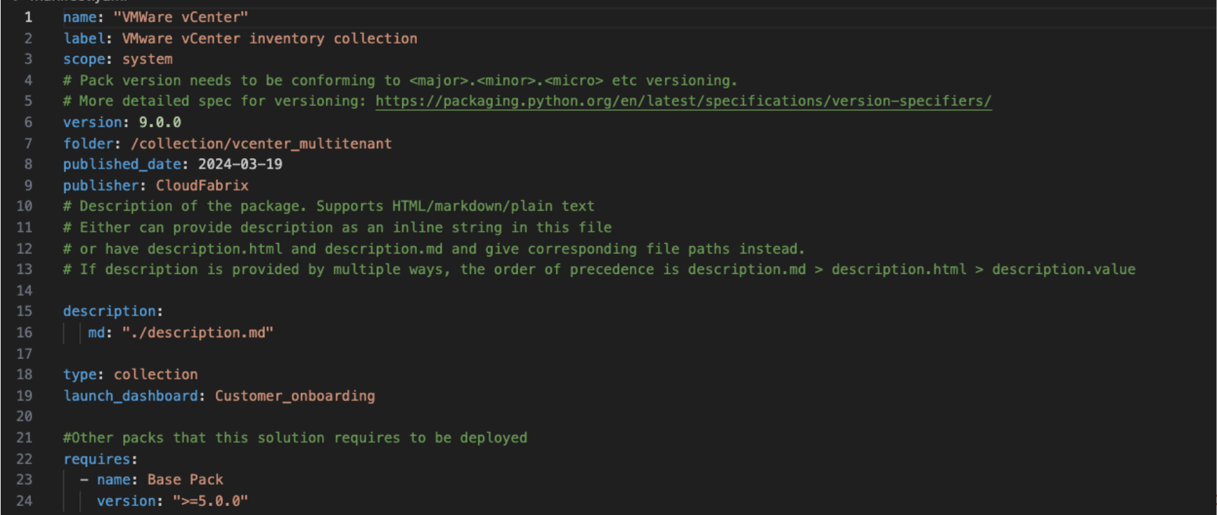 RDA Packs - RDA Fabric Documentation
