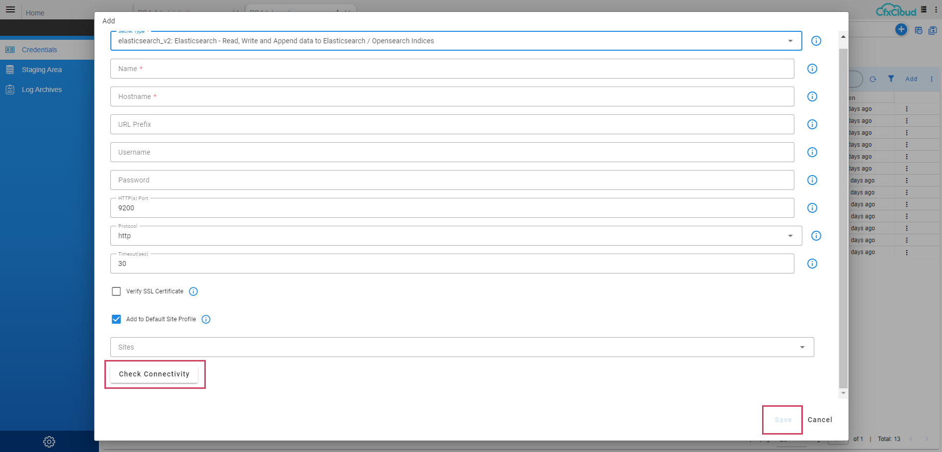 Splunk - RDA Fabric Documentation