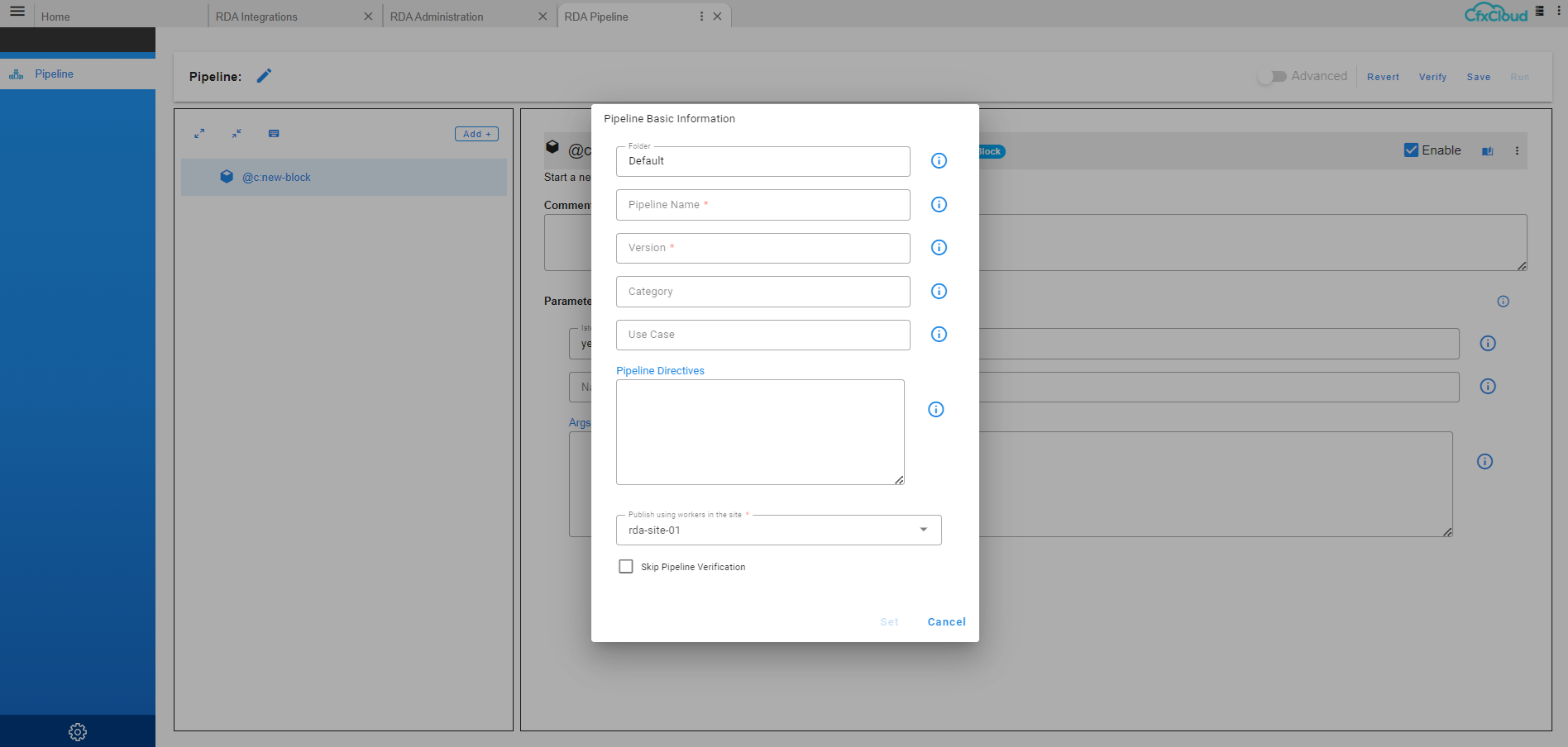 Splunk - RDA Fabric Documentation